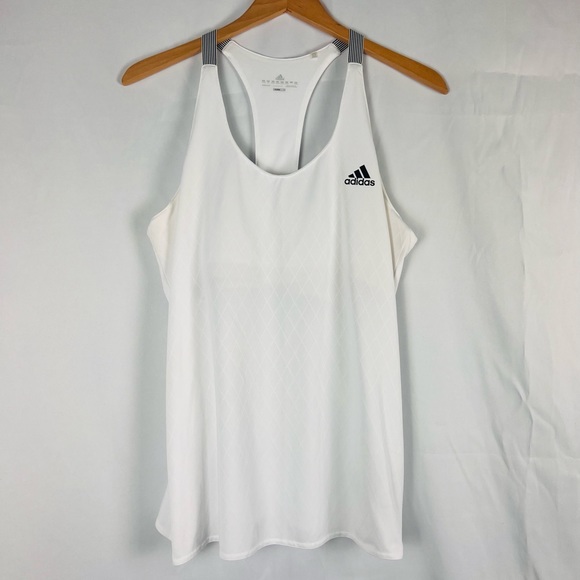 adidas | Tops | Adidas Climalite Women White Athletic Workout Supernova ...